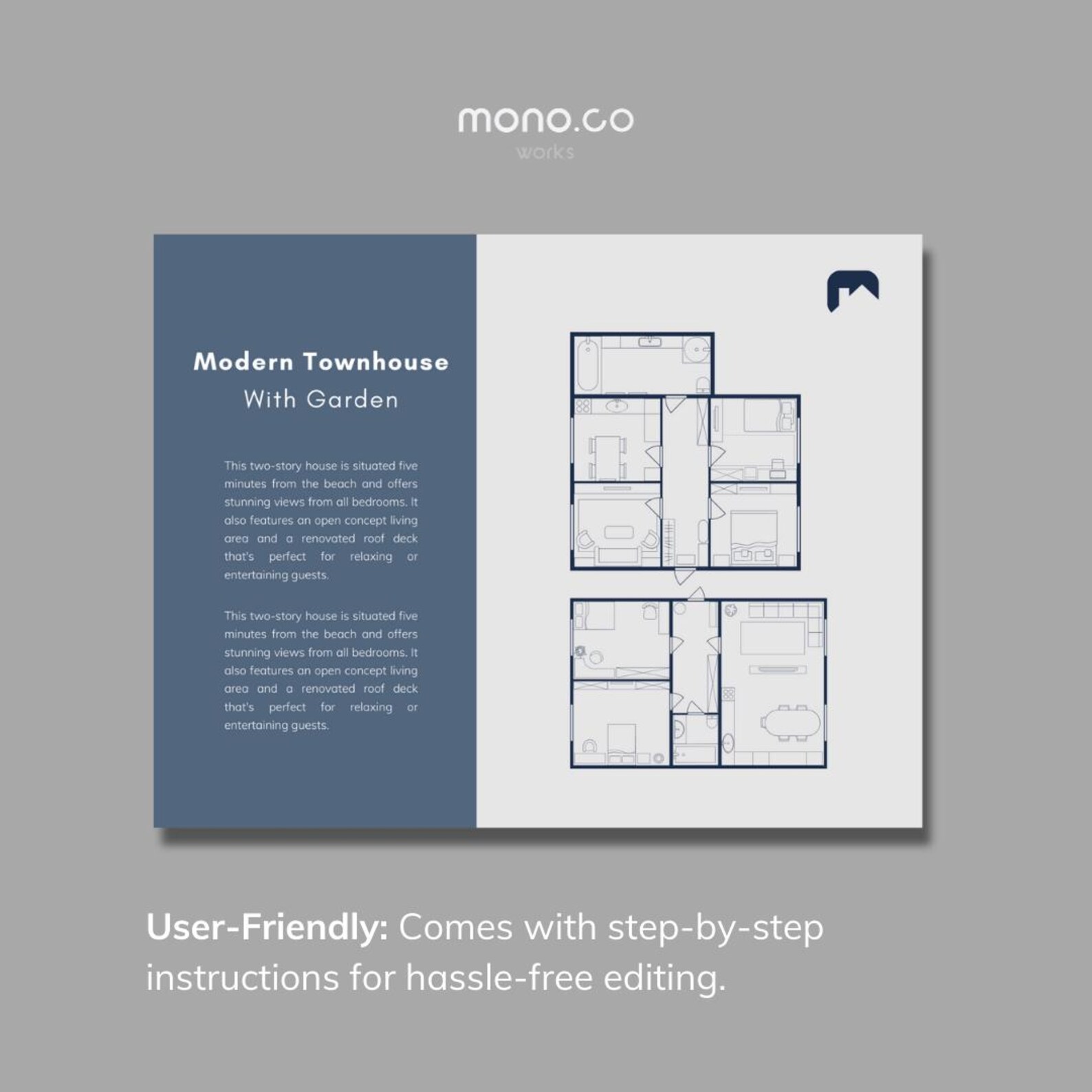 Luxury Real Estate Digital Catalog Template | Editable Property ...