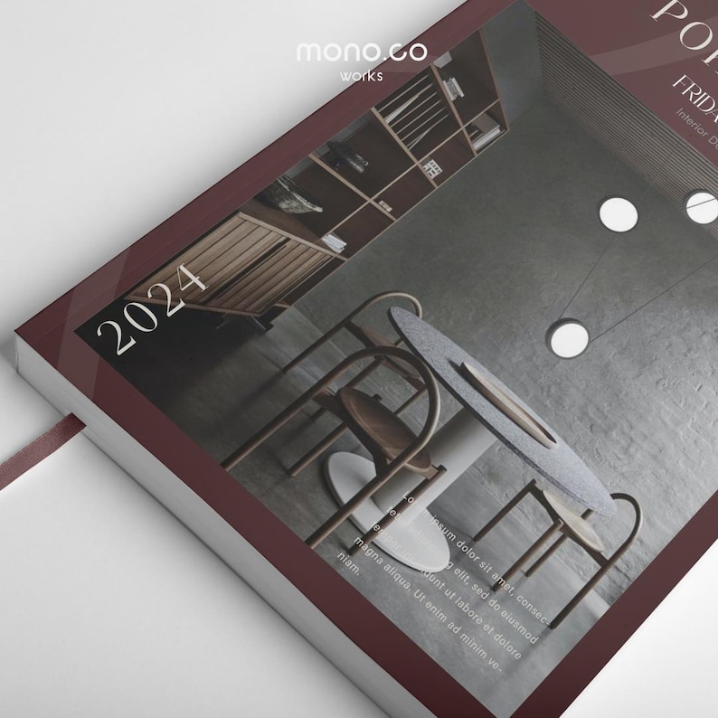 Interior Designer Portfolio Template Design - Made in Adobe Indesign ...