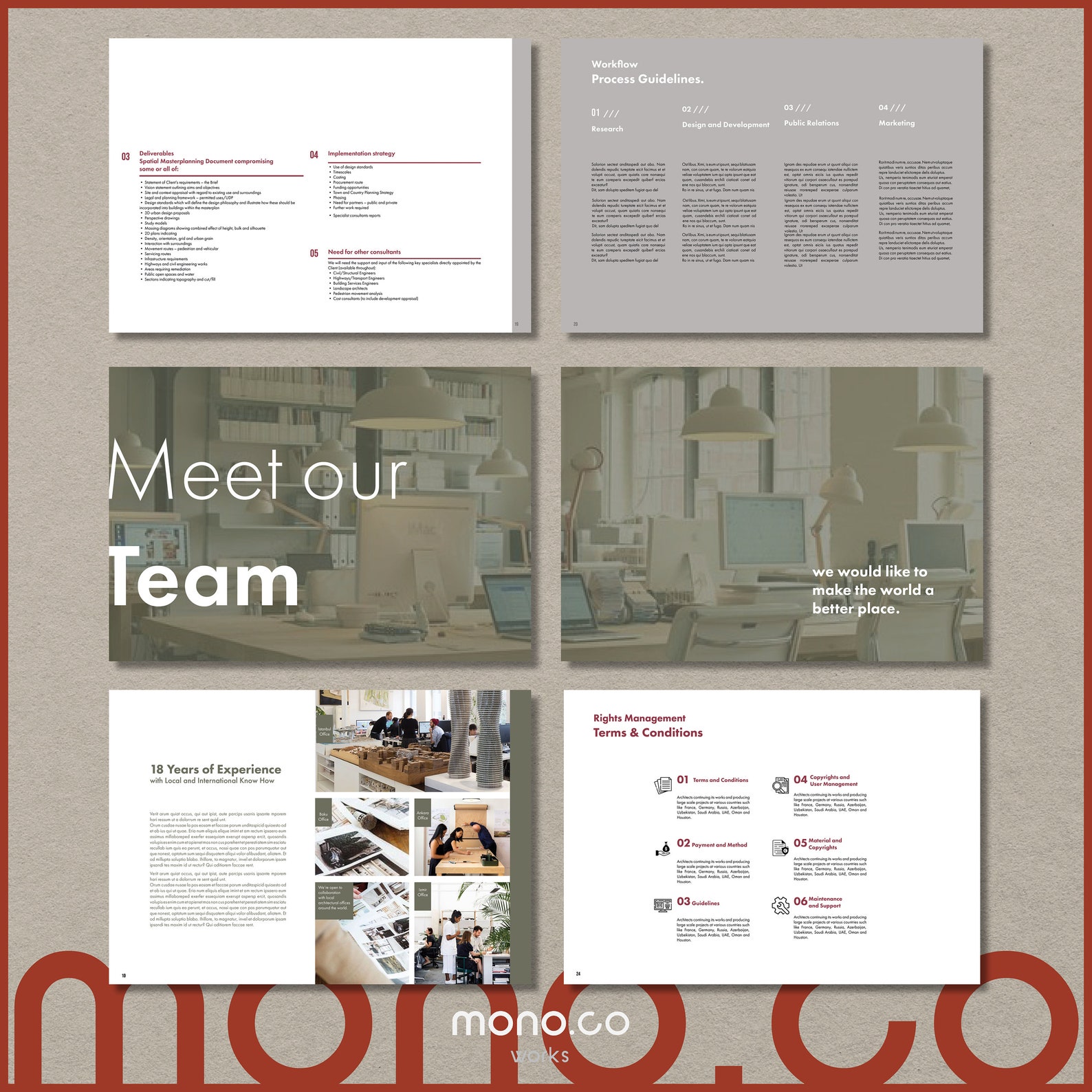 Company Portfolio Template Brand Catalog - Brochure Magazine Bonus ...