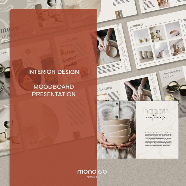 Interior Design Template for Interior Designers, Interior Design Mood ...
