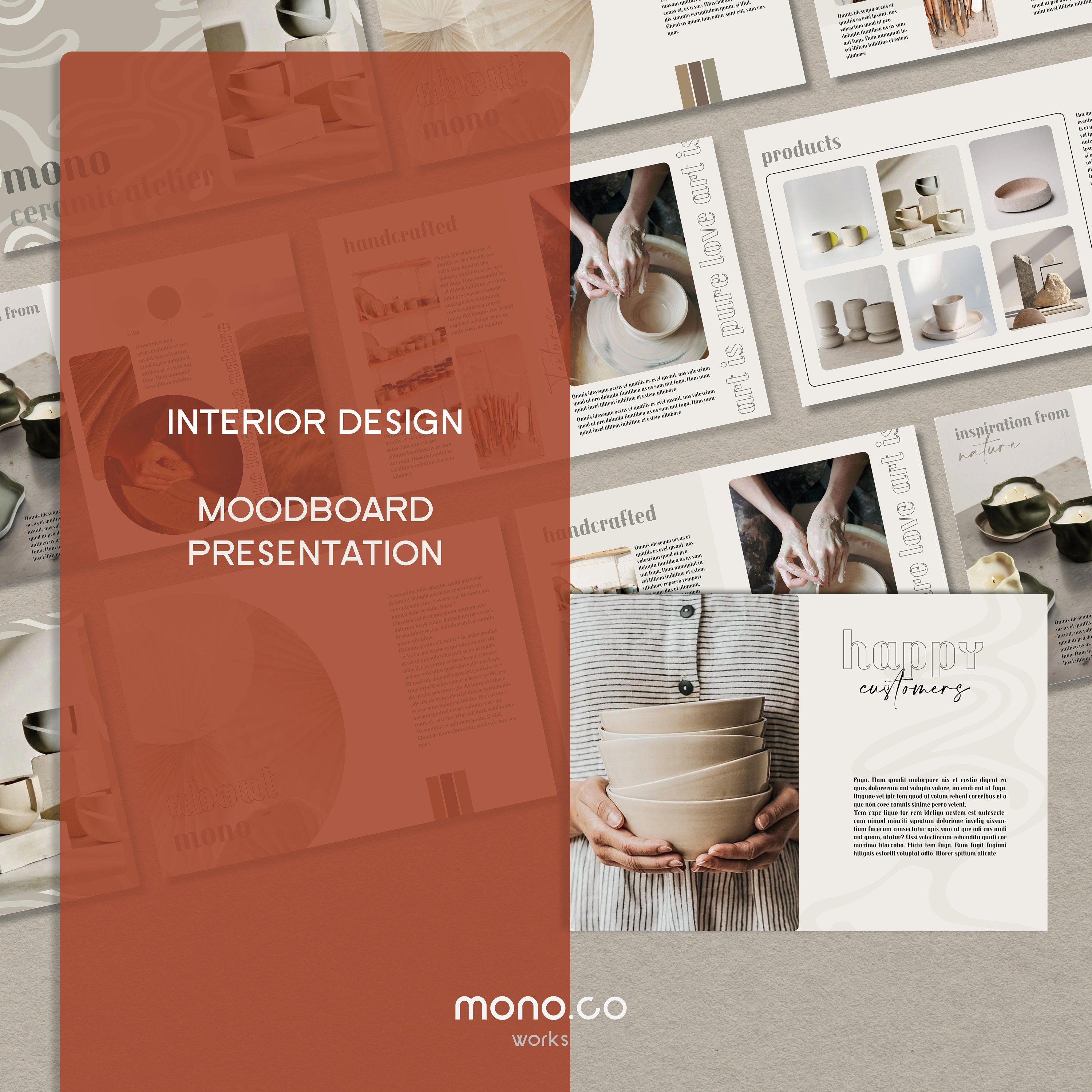 Interior Design Template for Interior Designers, Interior Design Mood ...