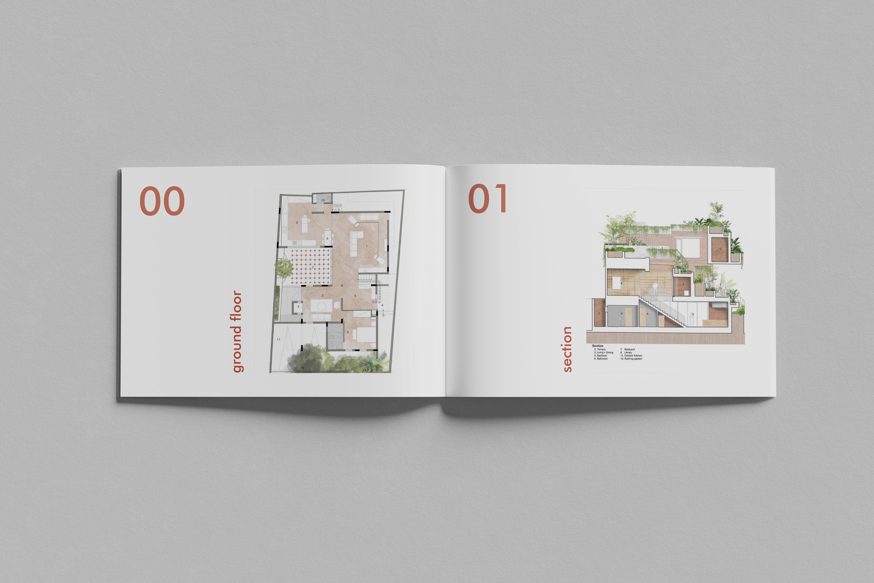 Interior Design Portfolio Template - Architecture Student Project ...