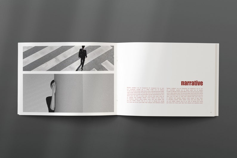 Brochure Portfolio Template A3 Landscape Format - Photo Album Ebook ...