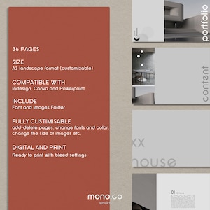 Presentation Portfolio Indesign Template - A3 Landscape Interior E ...
