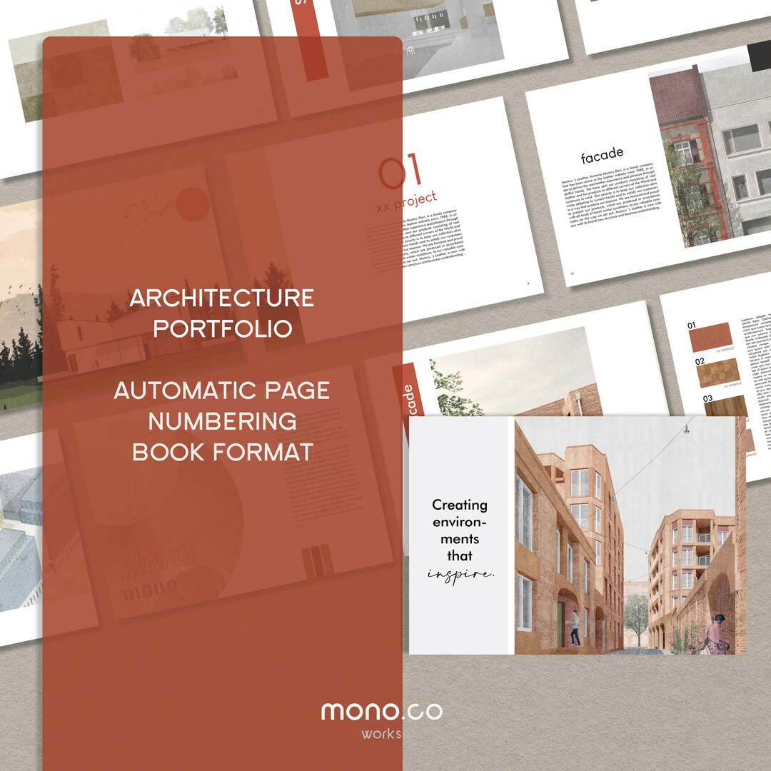 Interior Design Portfolio Template - Architecture Student Project ...