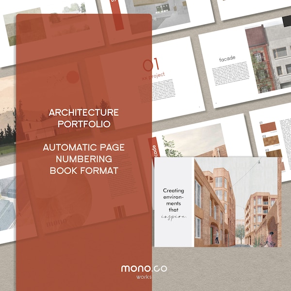 A3 Architecture Portfolio - Etsy