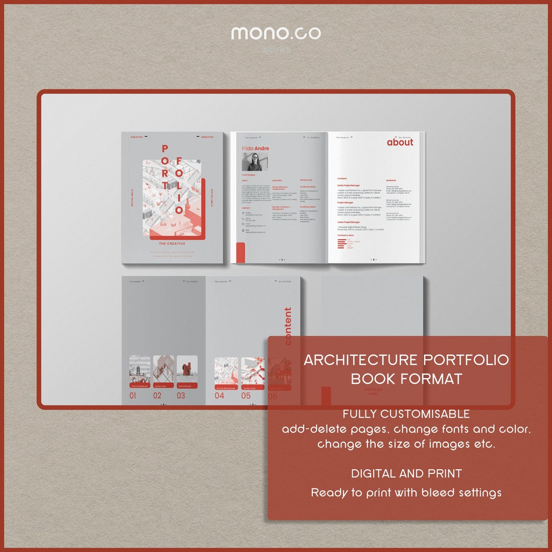 Adobe Indesign Brochure Portfolio Template, Professional Design ...