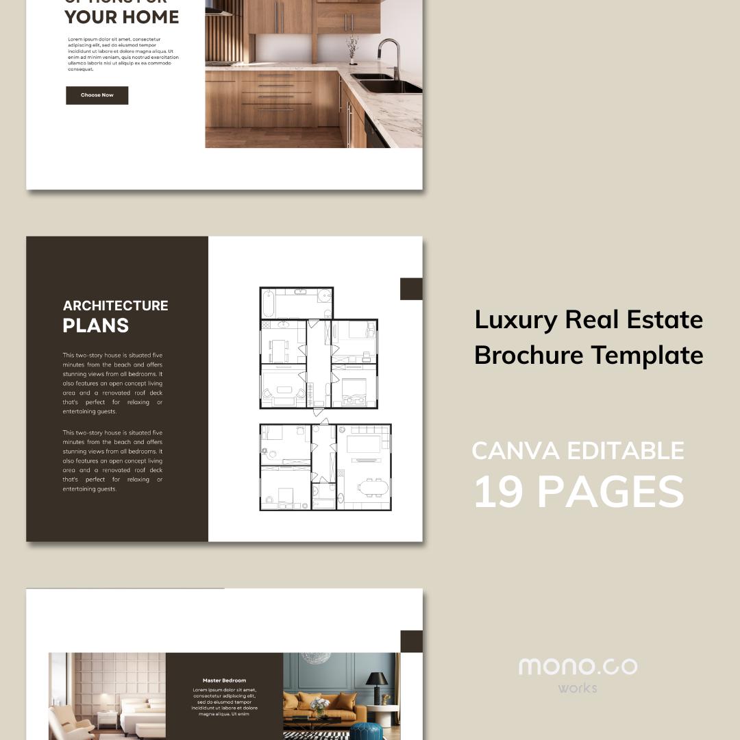 Luxury Property Brochure Template | Real Estate Marketing | Editable ...