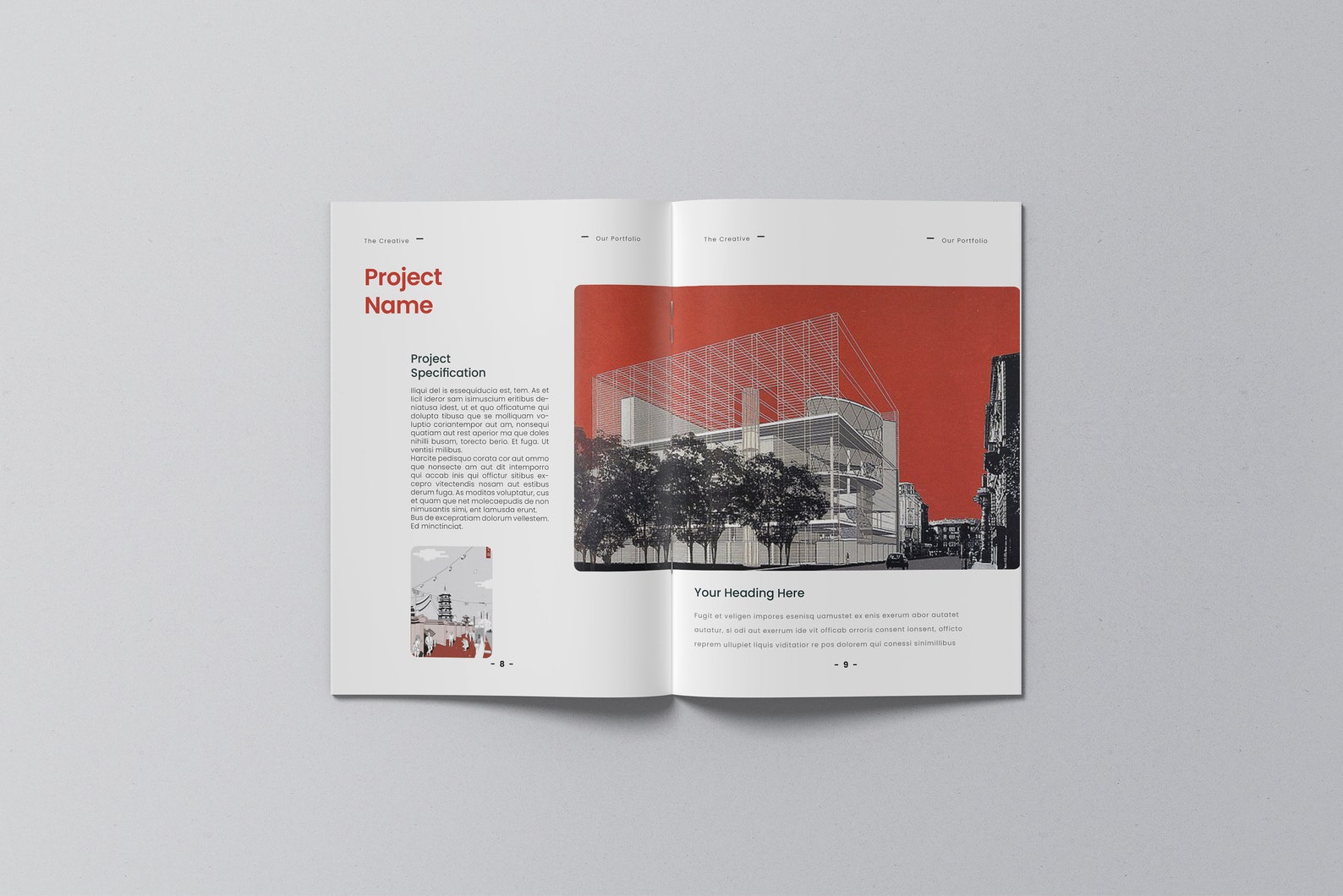 Adobe Indesign Brochure Portfolio Template, Professional Design ...