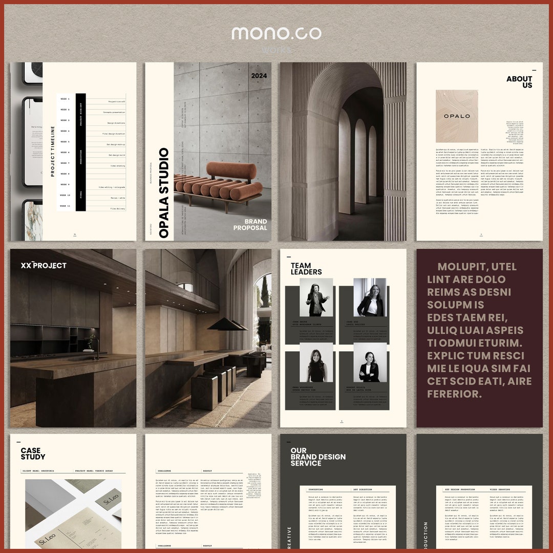 Interior Designer Proposal Estimate Template, Branding Proposal ...