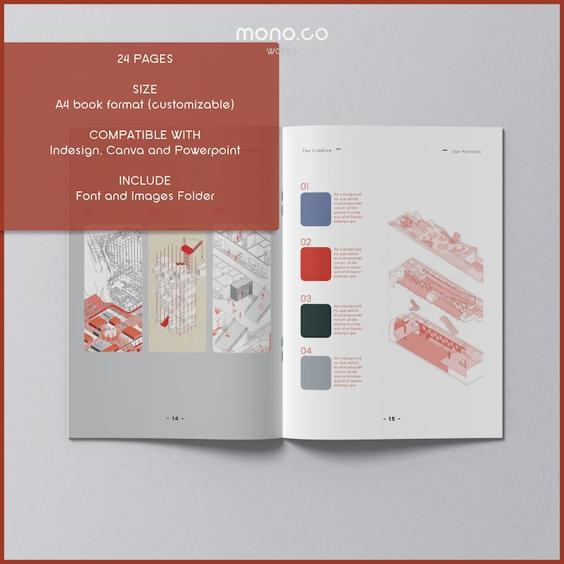 Adobe Indesign Brochure Portfolio Template, Professional Design ...