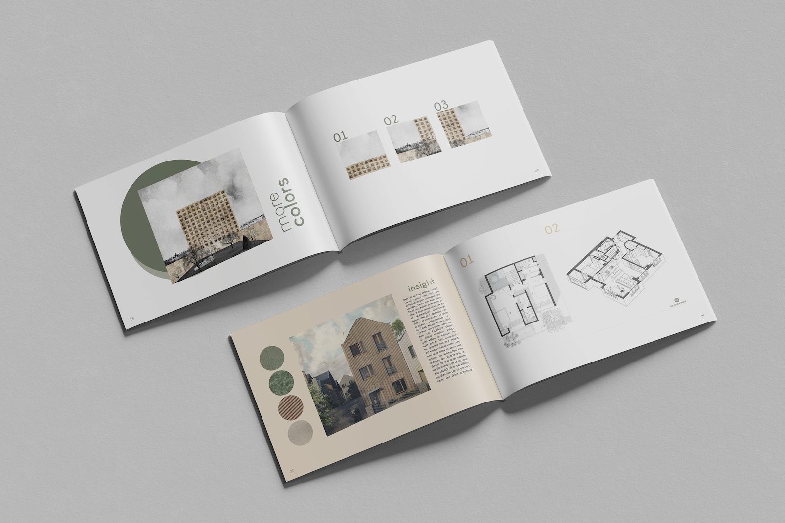 Temp Late Indesign Portfolio Brochure - Architecture Interior Design ...