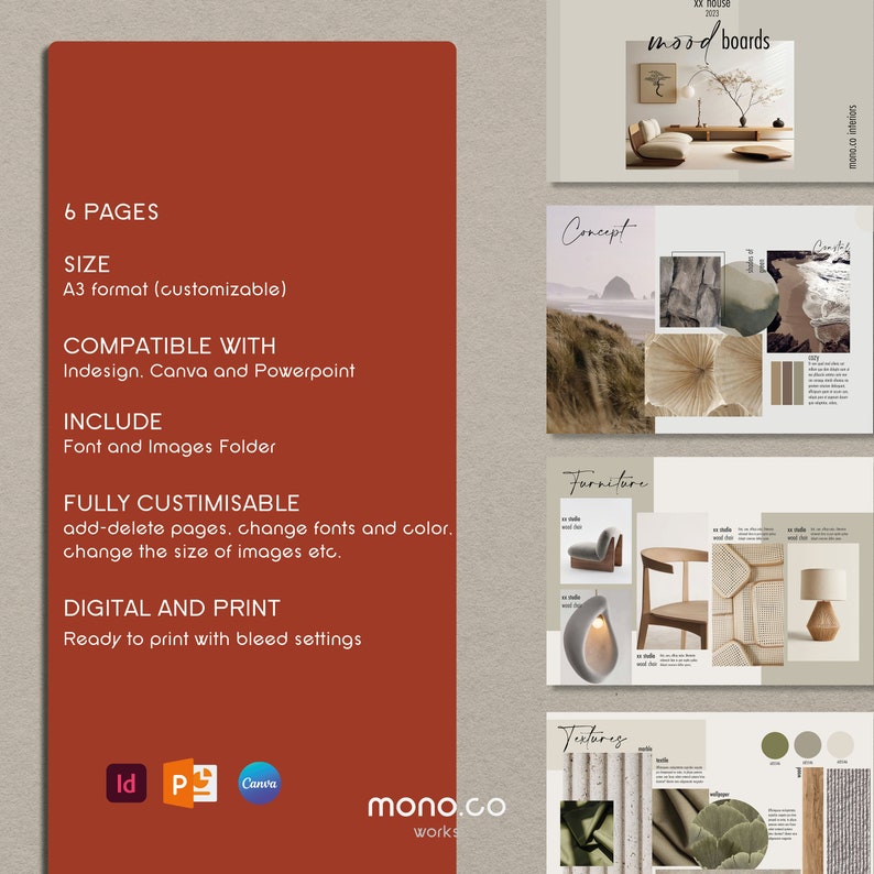 Interior Design Moodboard - Architecture Portfolio Client Project ...