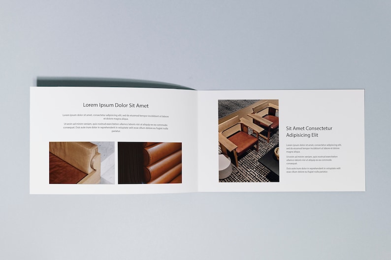 Interior Design Portfolio Catalog Photoshop Template - Etsy