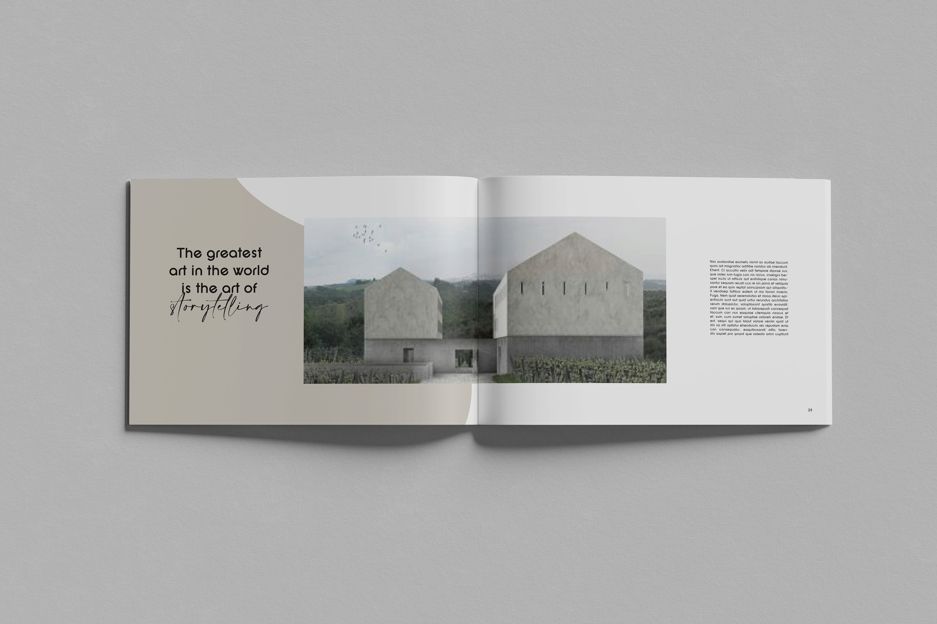 Architecture Portfolio Indesign Template A3 Landscape Format - Etsy Canada