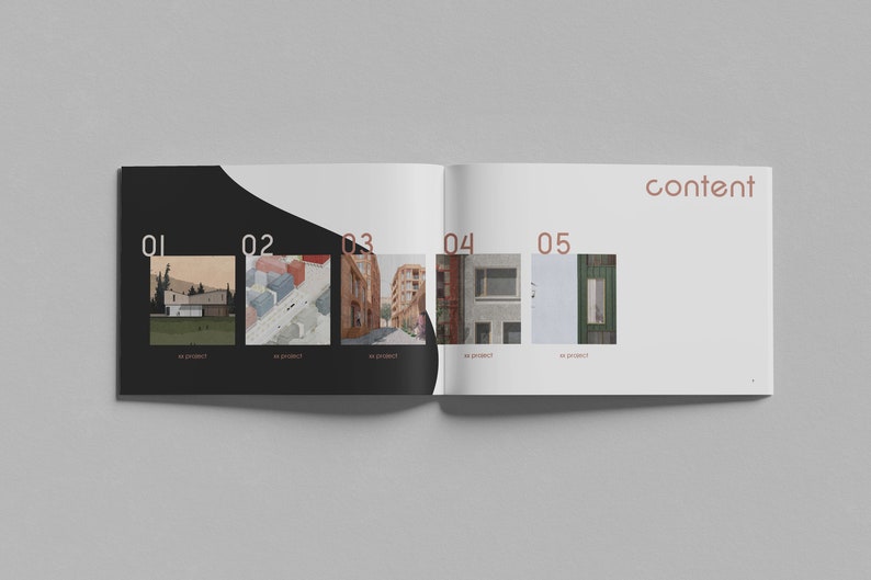 Architecture Portfolio Indesign Template A3 Landscape Format - Etsy