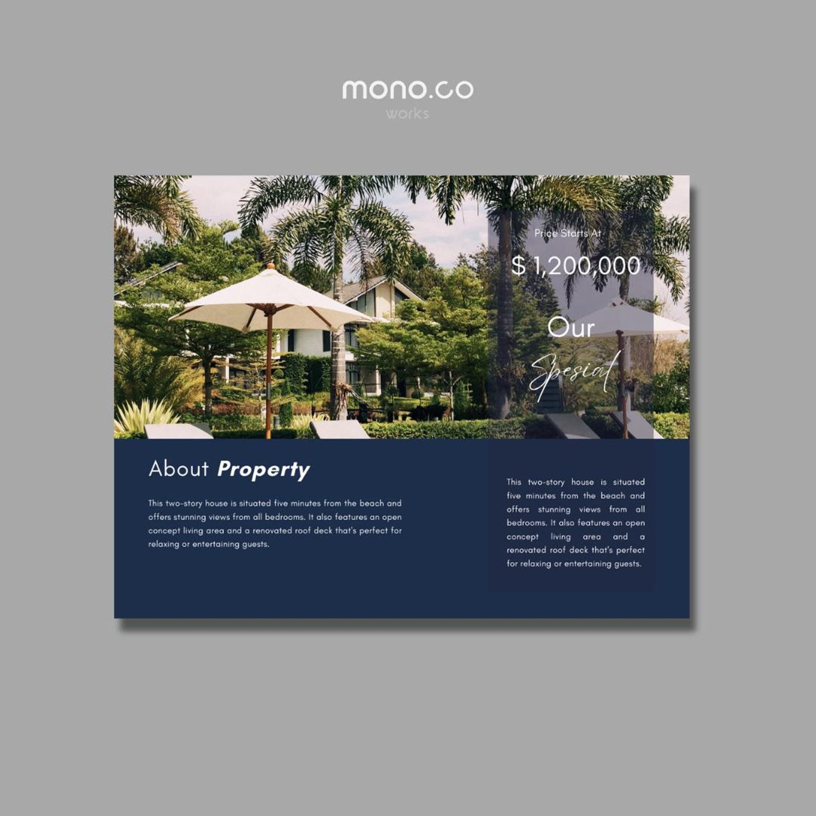 Luxury Real Estate Digital Catalog Template | Editable Property ...