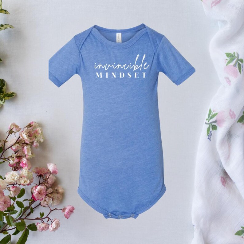 Invincible Mindset Infant Baby Suit, Baby Wear, Motivational Baby ...