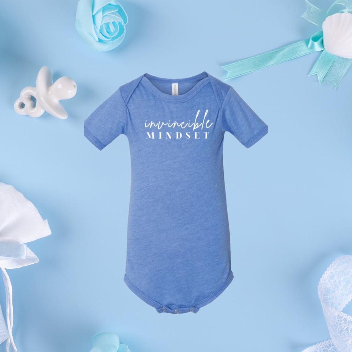 Invincible Mindset Infant Baby Suit, Baby Wear, Motivational Baby ...