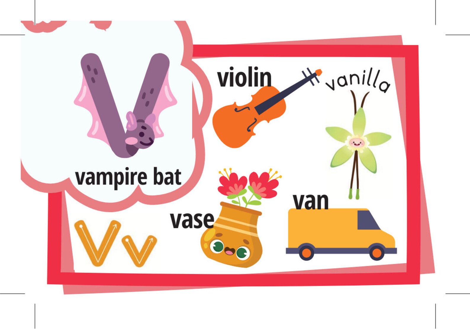 Kindergarten Alphabet Flash Cards ABC Cards Learning - Etsy