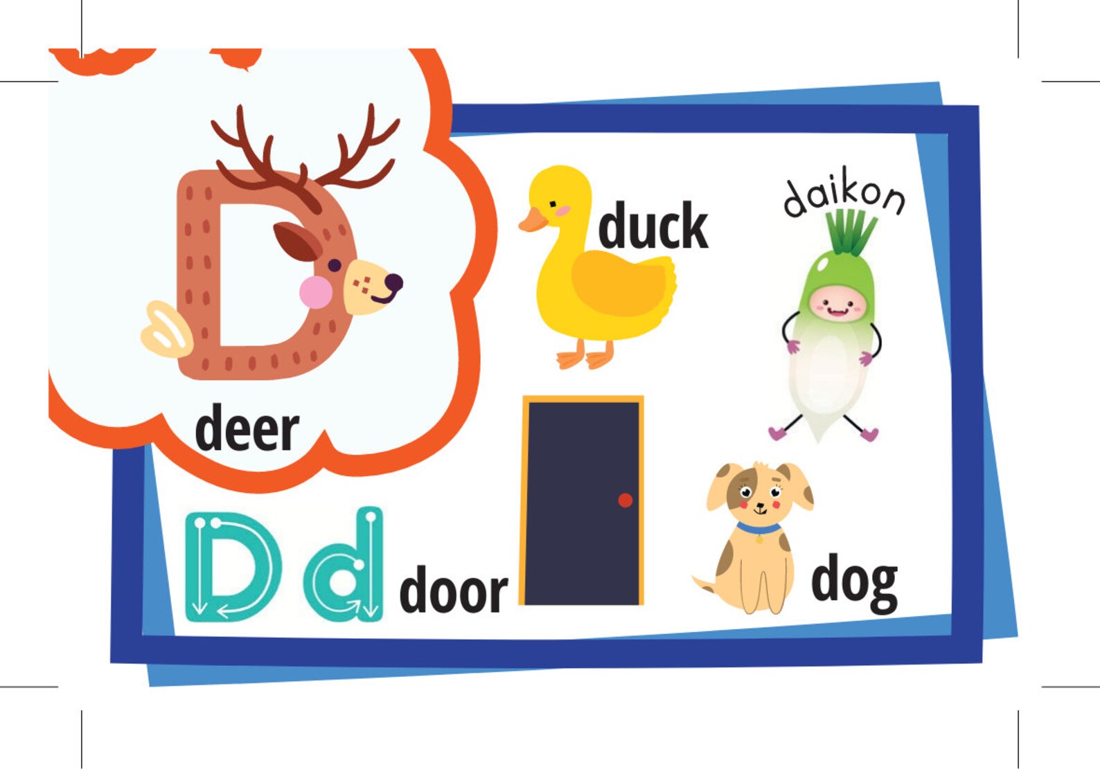 Kindergarten Alphabet Flash Cards ABC Cards Learning - Etsy