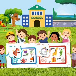 Kindergarten Alphabet Flash Cards ABC Cards Learning - Etsy