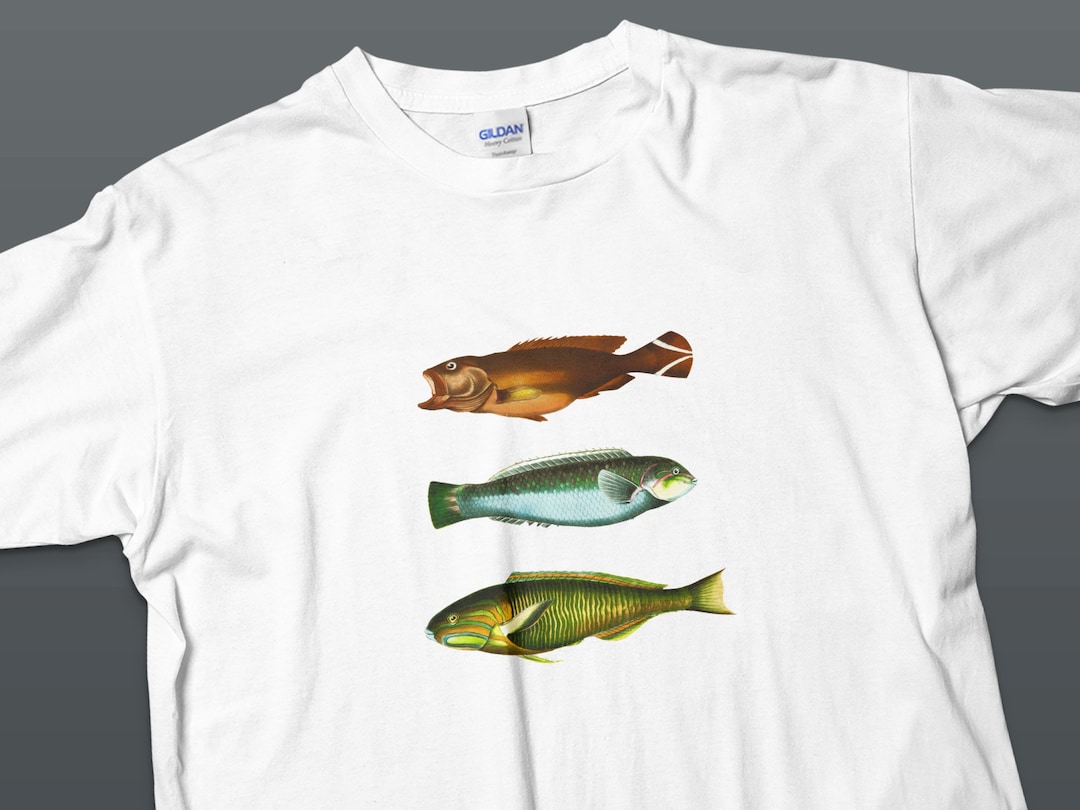 Tropical Fish Illustration T-shirt: Marine Biology Gift - Etsy