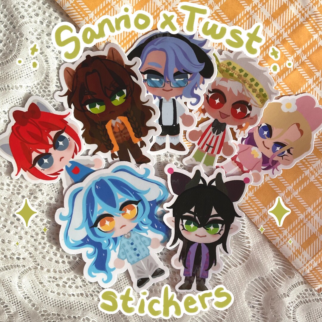 Twisted Wonderland Housewarden X Sanrio Stickers