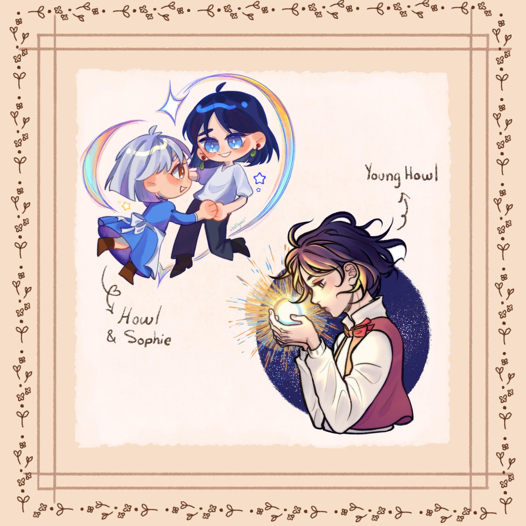 Howl Moving Castle Stickers