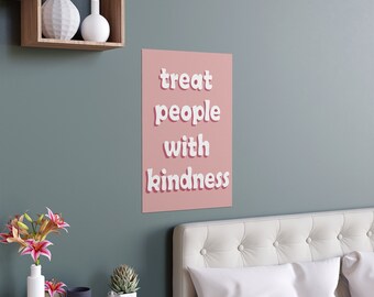 Buy WALL ART Treat People With Kindness Harry Styles Lyric Online in ...