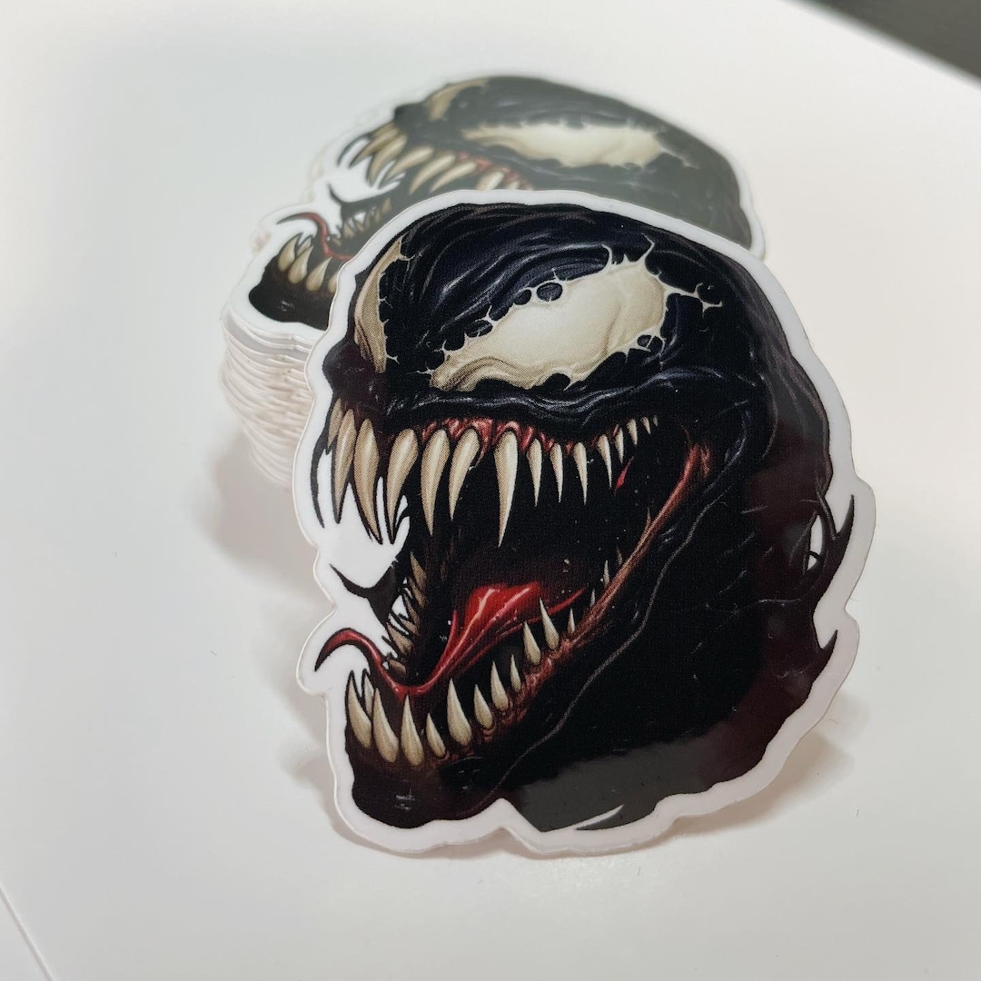 Venom Sticker | Vinyl Glossy Sticker | 2" X 2" - Etsy