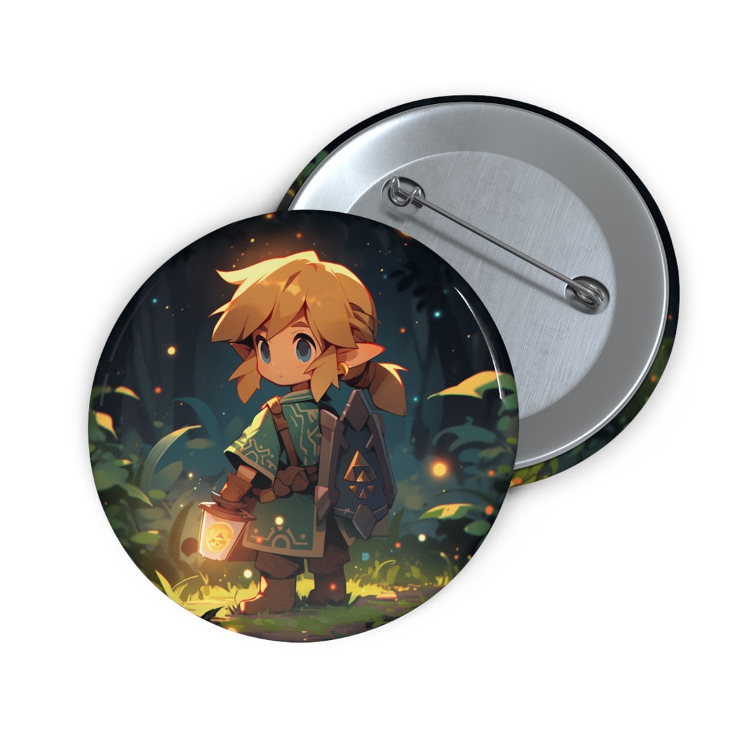 Legend of Zelda Pin, Zelda Pin, Zelda Gift, Triforce Pin, Hylian Crest ...