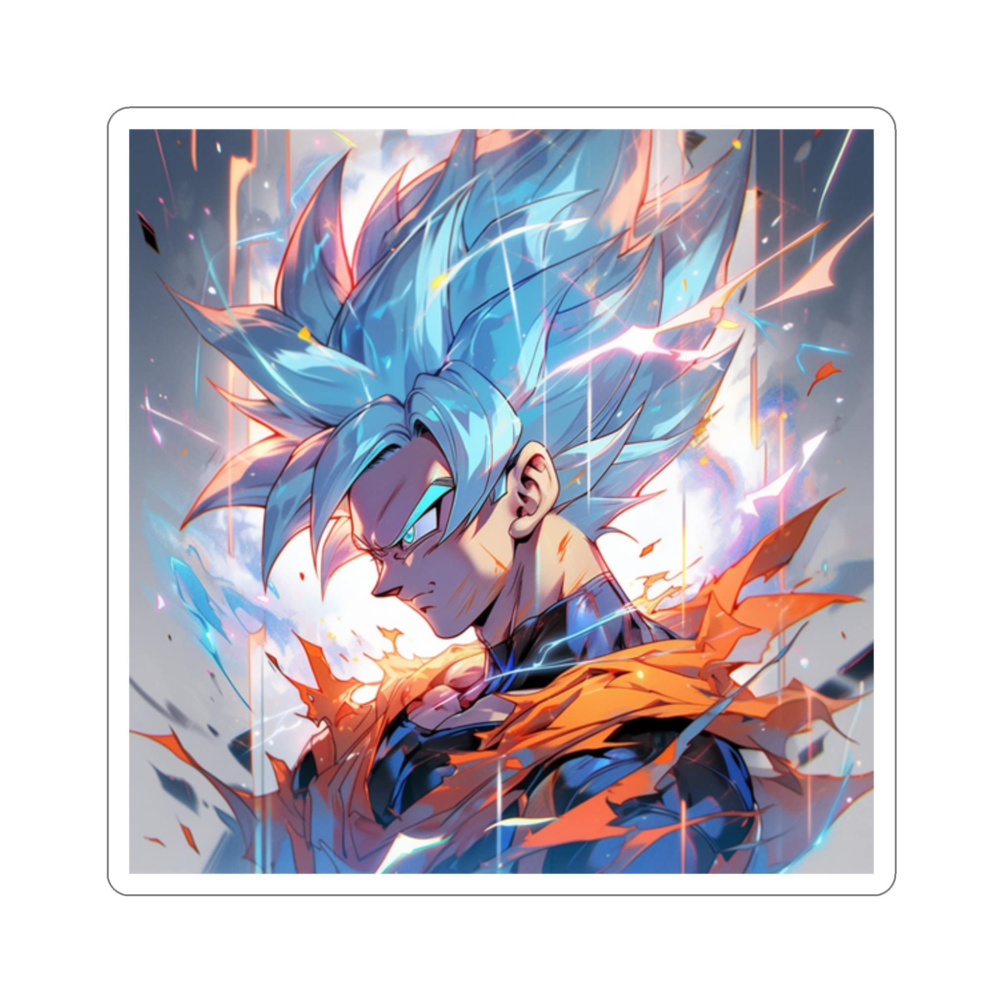 Goku Ultra Instinct Sticker - Etsy
