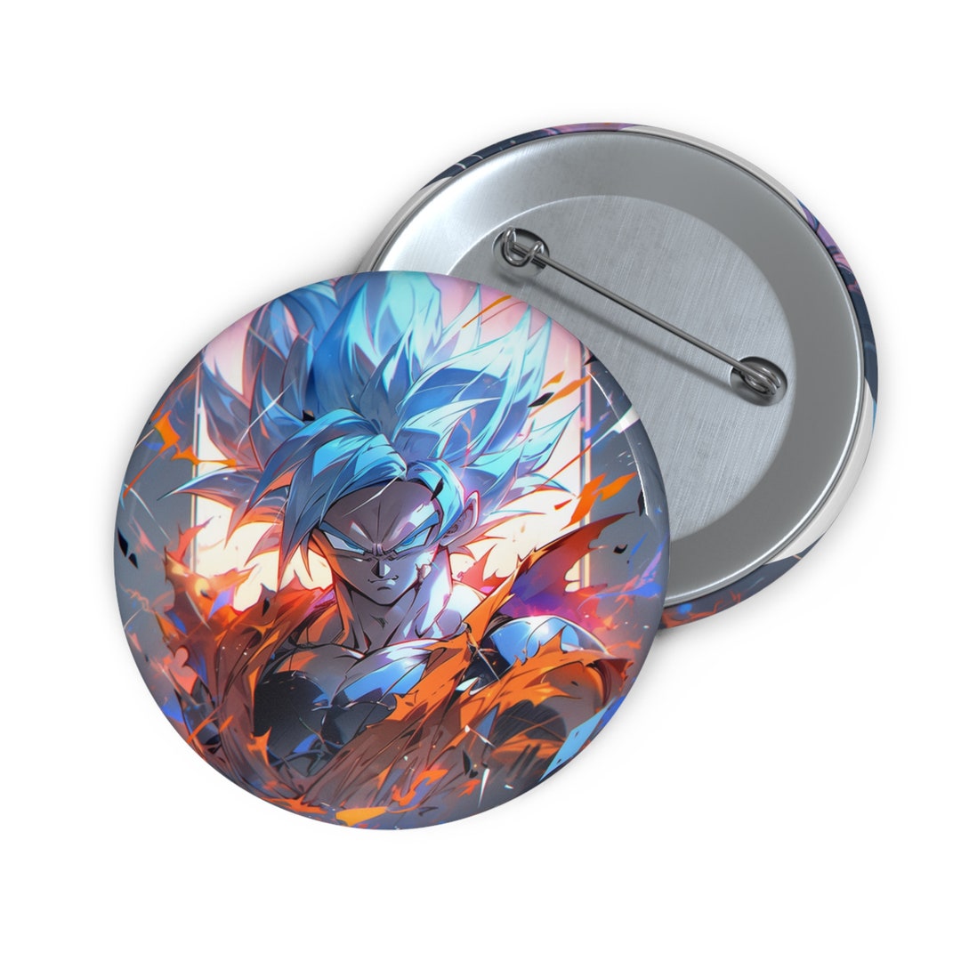 Dragonball Super Ultra Instinct Goku Pin Buttons - Etsy