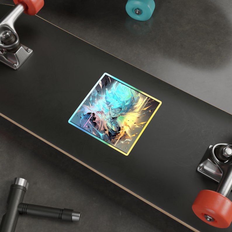 Goku Ultra Instinct Dragon Ball Super Holographic Stickers - Etsy