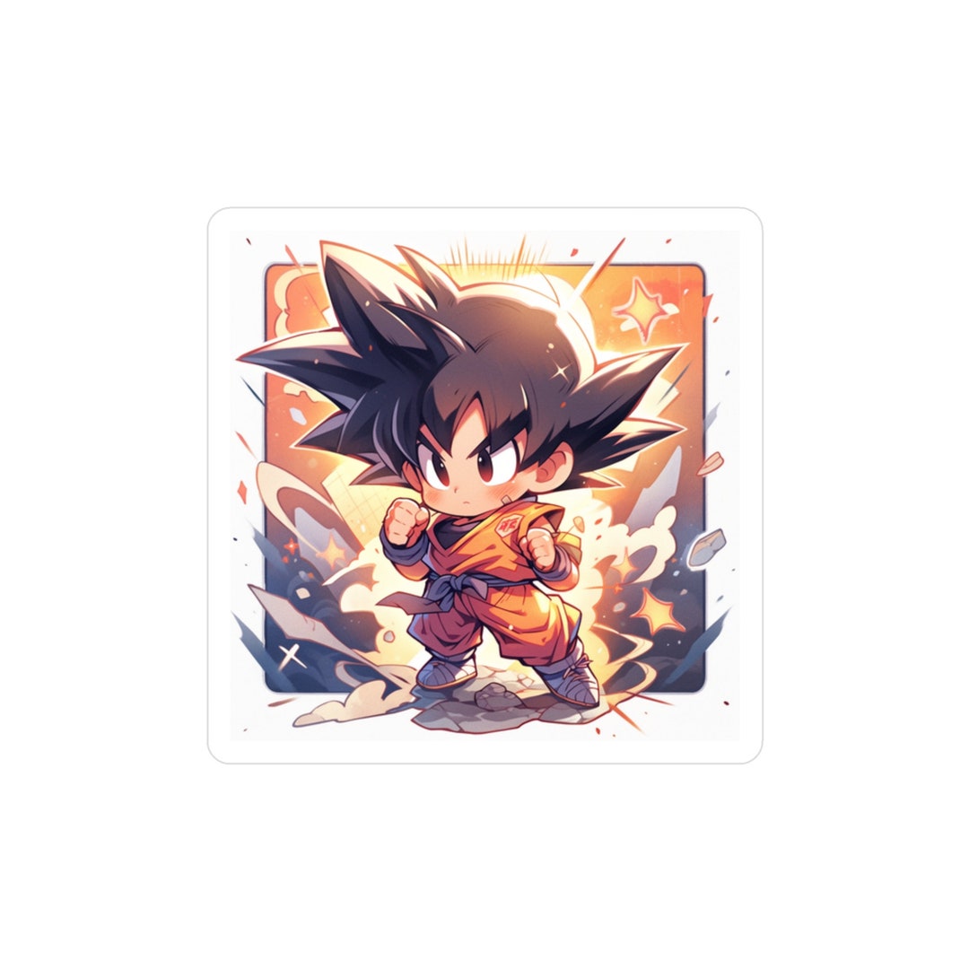 Chibi Goku Vinyl Decals 3 X 4 - Etsy