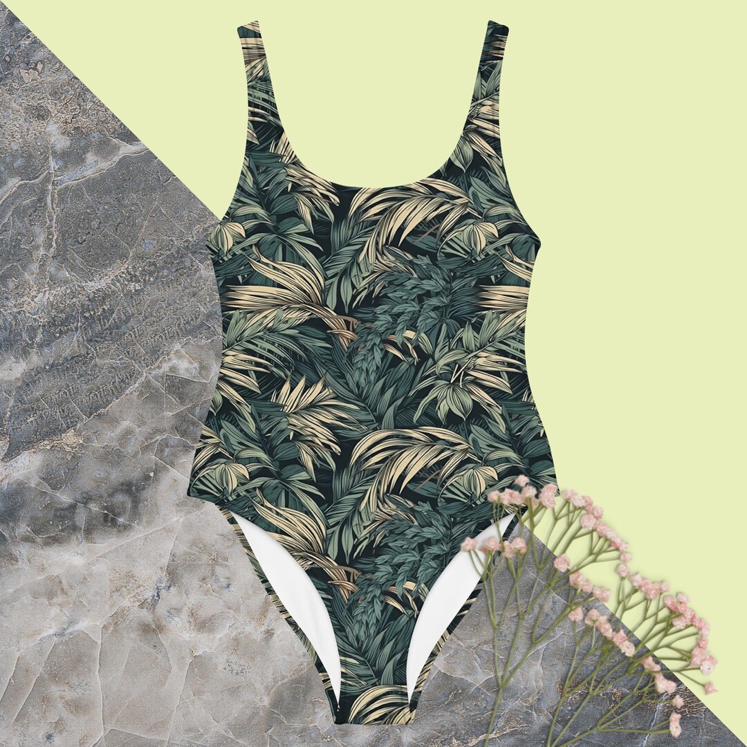 Jungle Fever One-piece Swimsuit for Her Pool, Beach & Festival Ready - Etsy