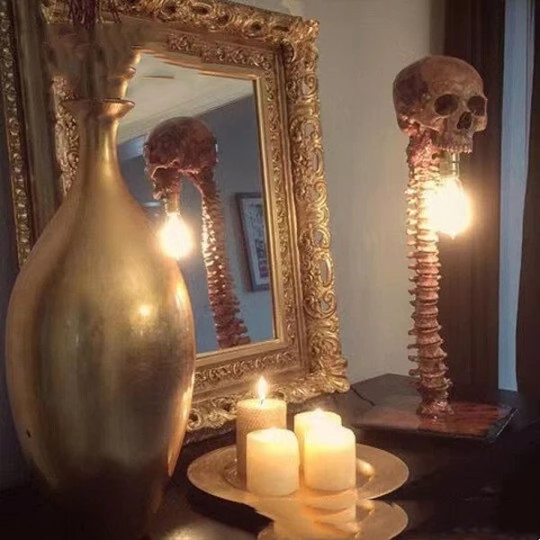Skull Lamp - Etsy