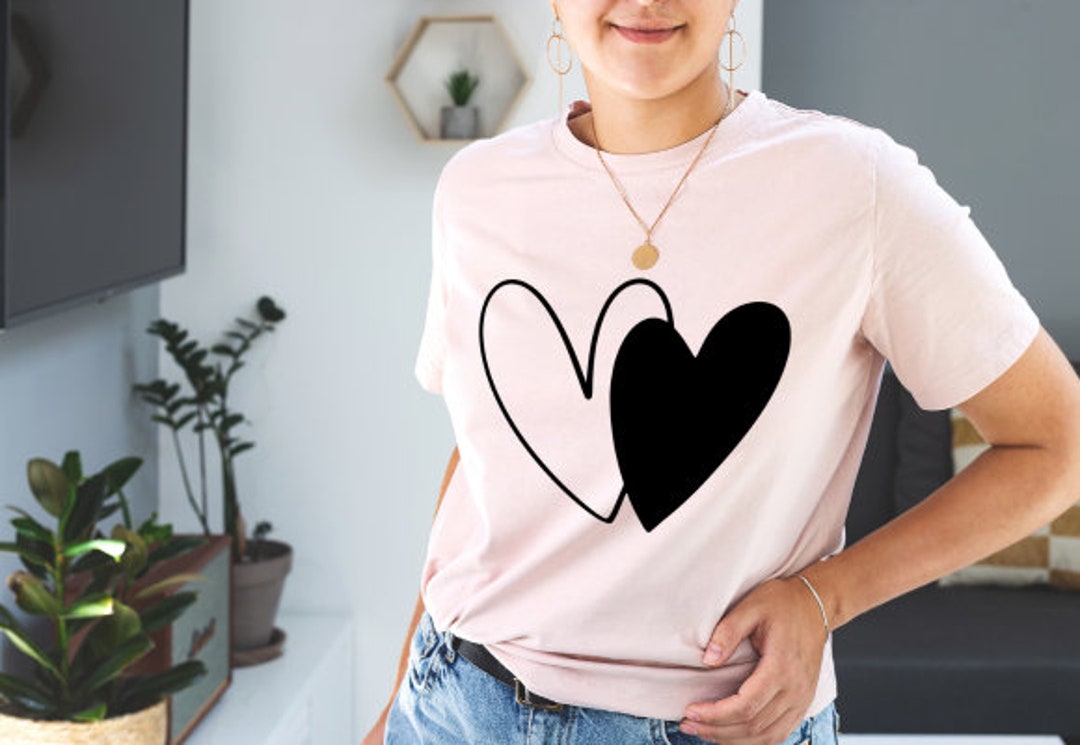 Cute Heart SVG Bundle,heart Outline Svg - Etsy