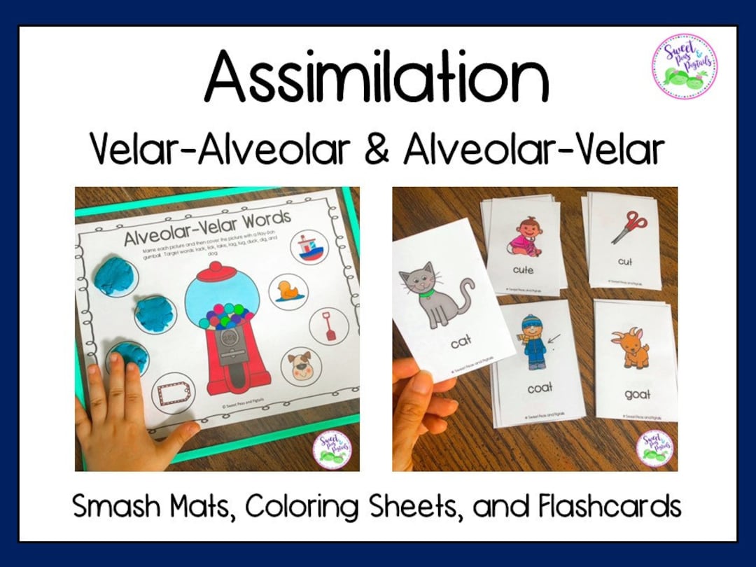 Assimilation Smash Mats, Coloring Sheets, and Flashcards | Fronting and ...