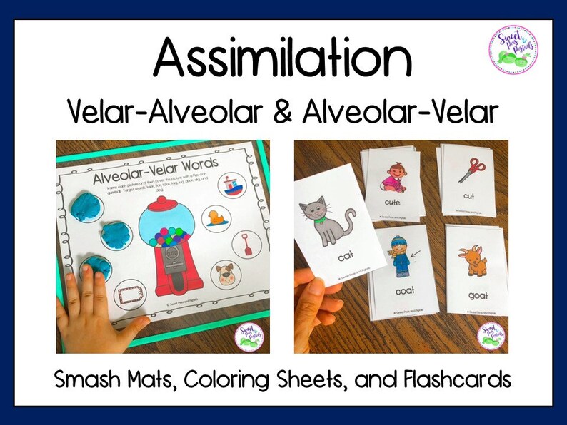 Assimilation Smash Mats, Coloring Sheets, and Flashcards | Fronting and ...