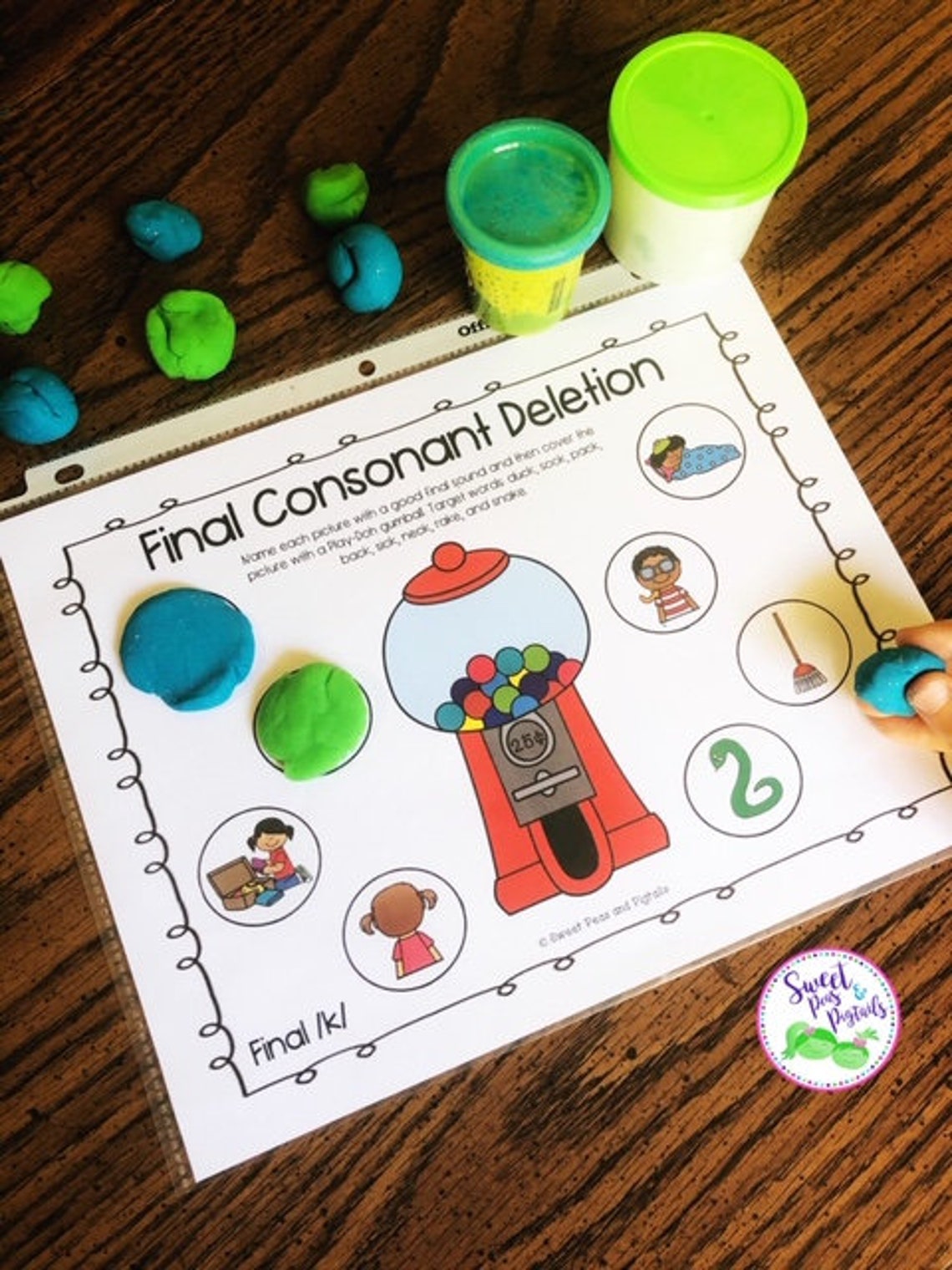 Final Consonant Deletion Smash Mats and Coloring Sheets Speech Therapy ...