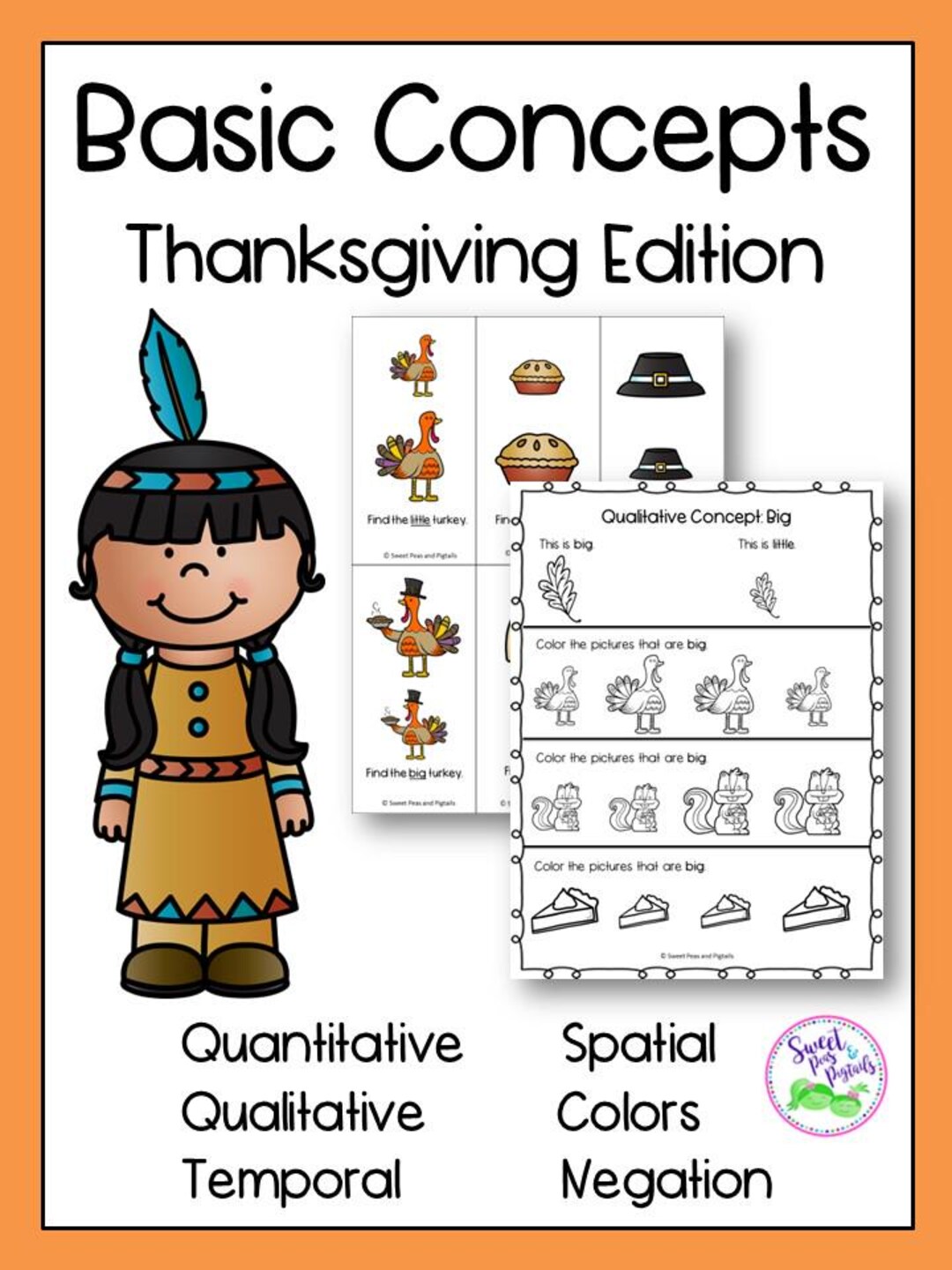 Thanksgiving Basic Concepts | Flashcards and Worksheets | Printable ...