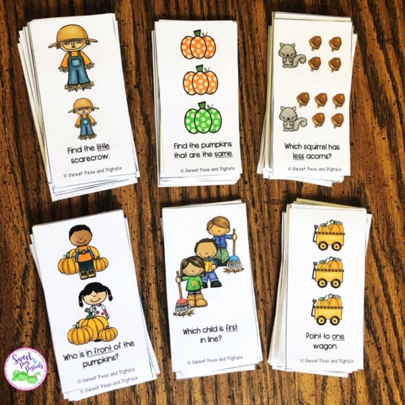 Basic Concepts Flashcards and Worksheets | Fall Themed | Printable ...