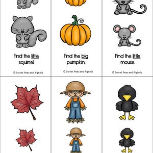Basic Concepts Flashcards and Worksheets | Fall Themed | Printable ...