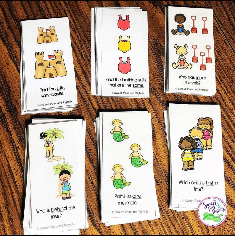 Basic Concepts Flashcards and Worksheets | Summer Themed | Printable ...
