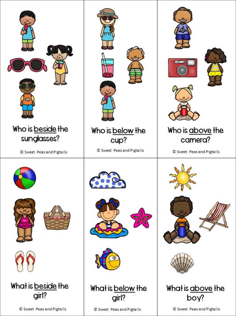 Basic Concepts Flashcards and Worksheets | Summer Themed | Printable ...