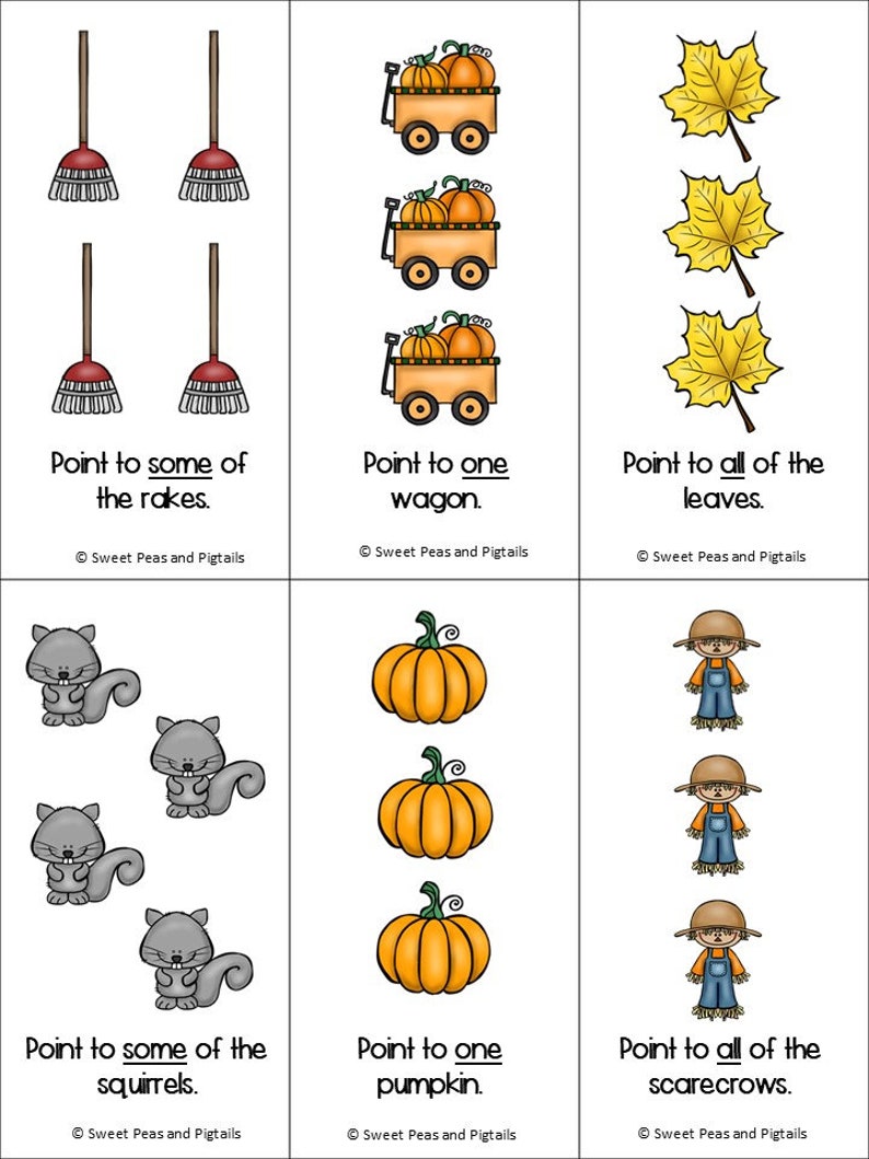 Basic Concepts Flashcards and Worksheets | Fall Themed | Printable ...