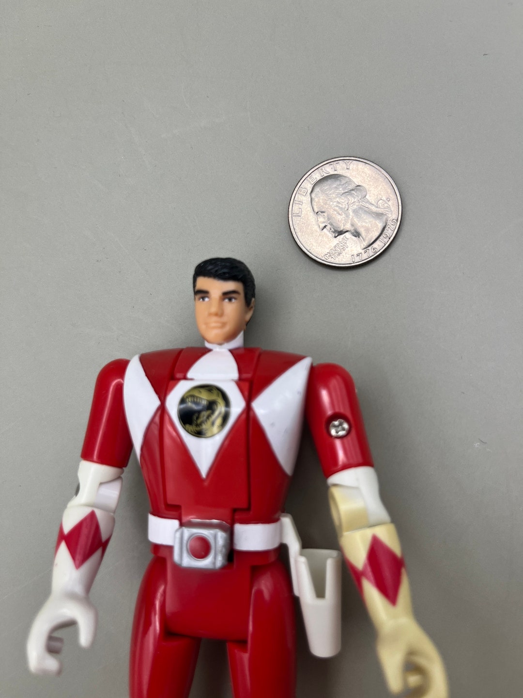 Mighty Morphin Power Rangers Auto Morphin Flip Head Red Ranger Jason ...
