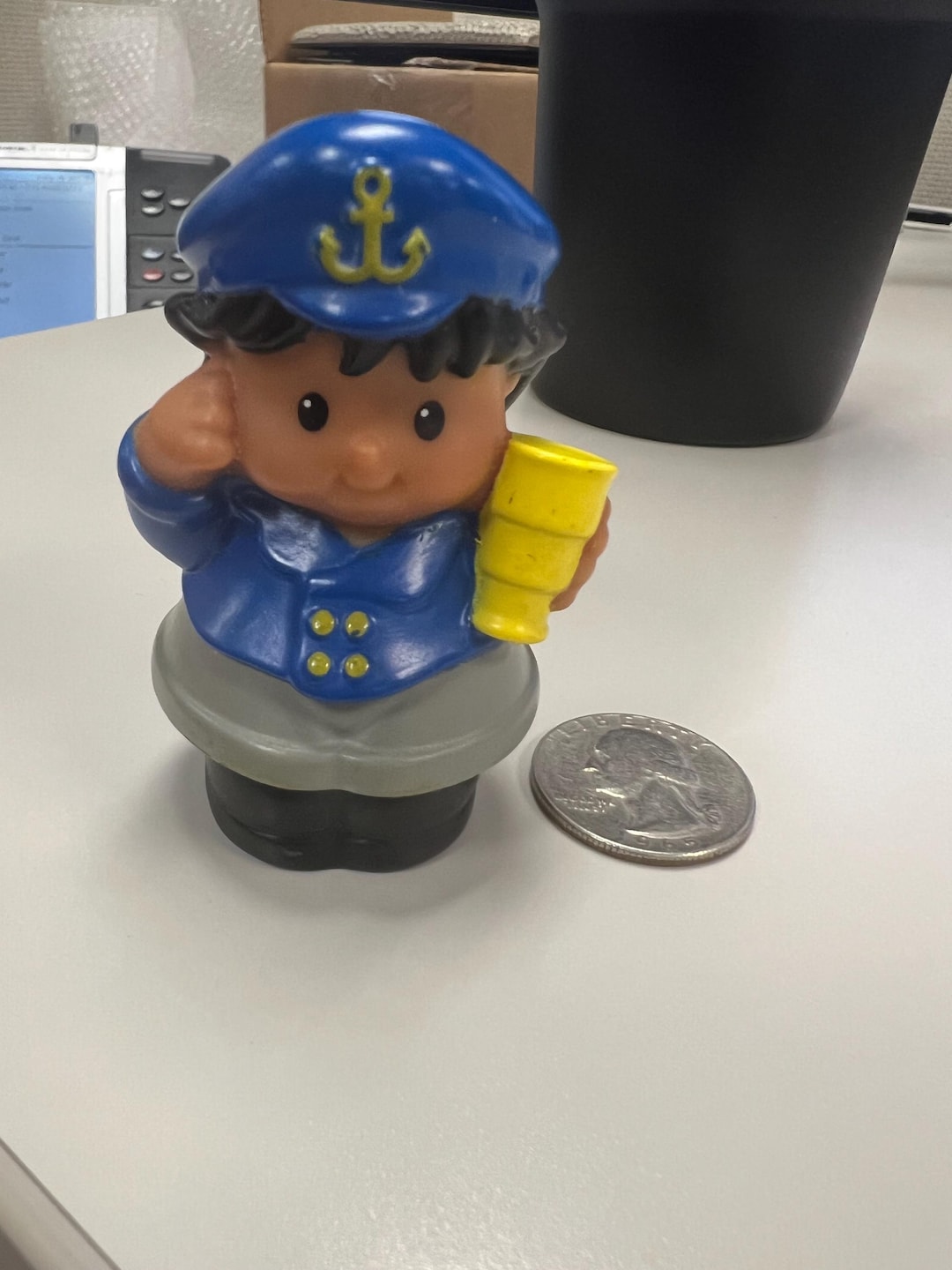 Fisher Price Little People Sailor Sea Captain for Boat Ship Scope ...